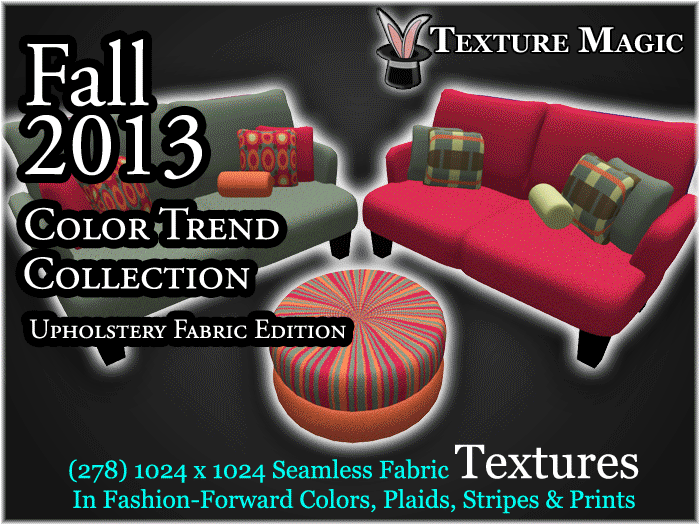 Second Life Marketplace - Complete Fall 2013 Coordinating Color Trend ...