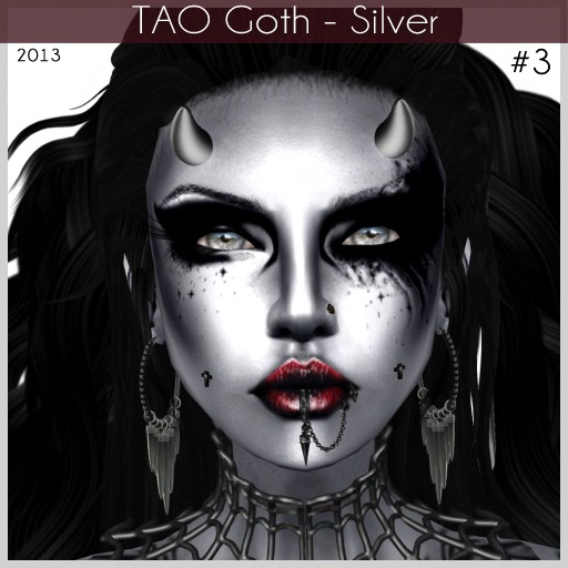 Second Life Marketplace - cStar Limited - TAO Goth 3 - Silver - 3 Left ...