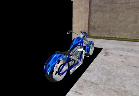Second Life Marketplace - SBS Blue Flame Chopper 2nd Gen