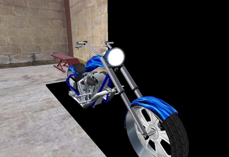 Second Life Marketplace - SBS Blue Flame Chopper 2nd Gen