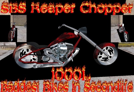 Second Life Marketplace - SBS Reaper Chopper 2nd Gen