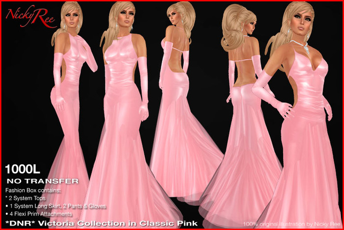 Second Life Marketplace - *DNR* Victoria in Classic Pink