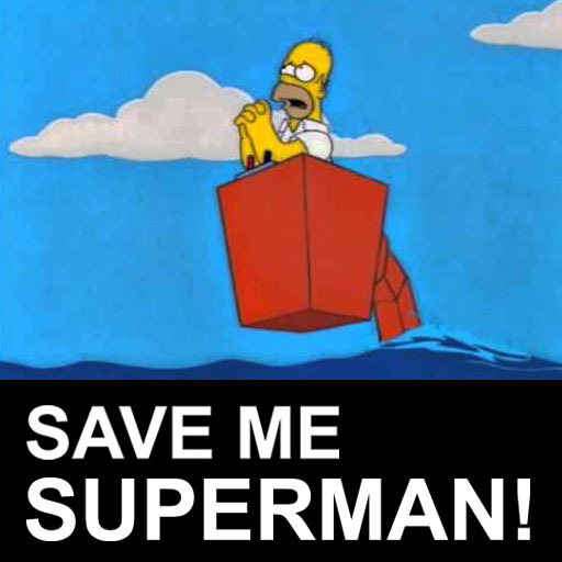 Second Life Marketplace - Save me Superman (Homer Simpson's Voice ...