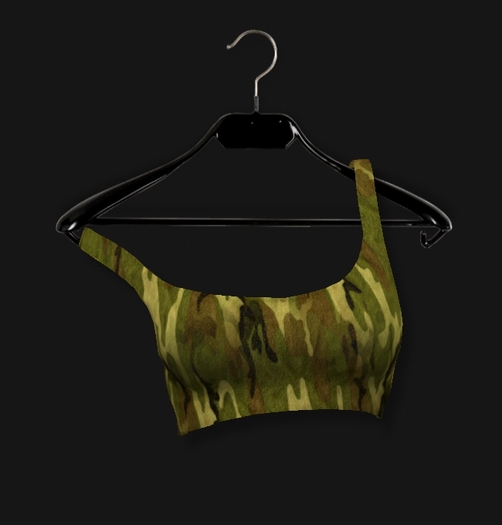 Second Life Marketplace - .R:R. The Caprice Crop Top - Camoflauge