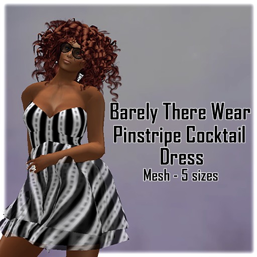 Second Life Marketplace - Classic Avatars: Barely There Wear Pinstripe ...