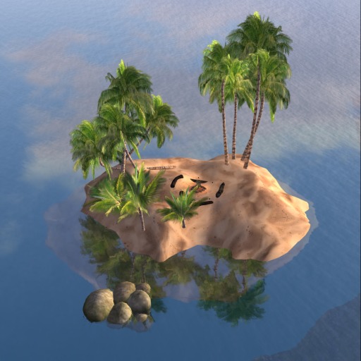 Second Life Marketplace - Beach outside sim island 33 prims