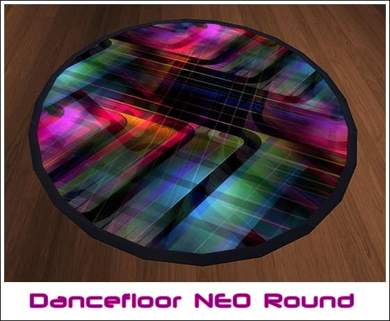Second Life Marketplace - Dance Floor Neo Round (Animated + 3 ...