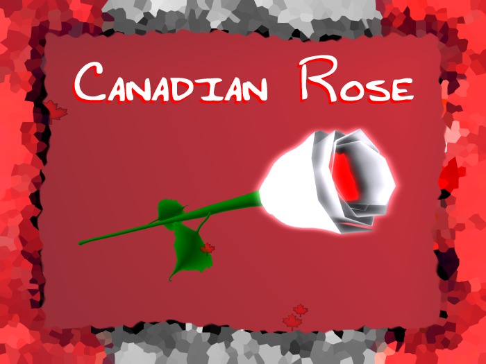 Second Life Marketplace - 1 Scripted Canadian Rose