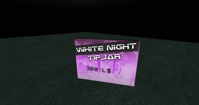 Second Life Marketplace - [GangstaWear] WhiteNight TipJar