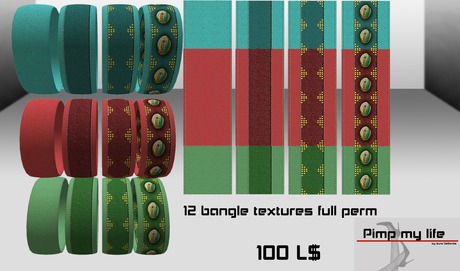 Second Life Marketplace - Bangle Textures Set 1