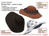Second Life Marketplace - origami~* Straw Hat Mesh+Sculpty