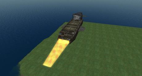 Second Life Marketplace - space ship - resource collector 98 prims