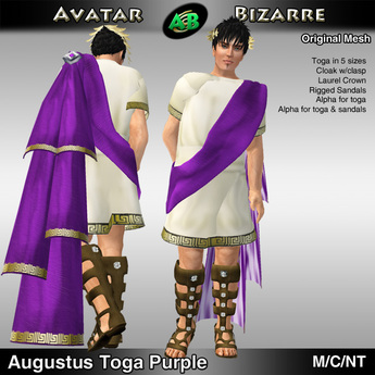 Second Life Marketplace - AB Augustus Toga Purple