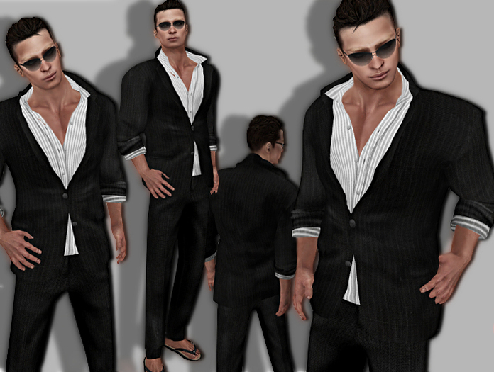 Second Life Marketplace - *-*Electric Feel*-* Dary Sleeve (male mesh suit)