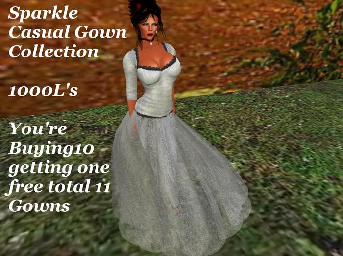Second Life Marketplace - 1000 Sparkle Casual Gown Collection