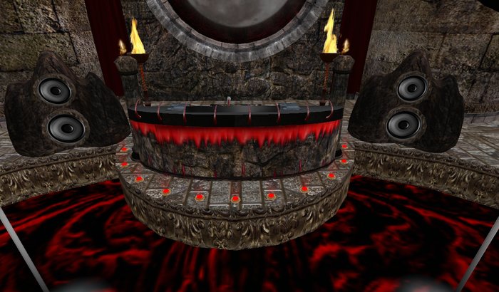 Second Life Marketplace - Blood Dripping Goth DJ Booth