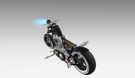 Second Life Marketplace - Boneshaker Choppers, bikes 1 v.1.2 Box