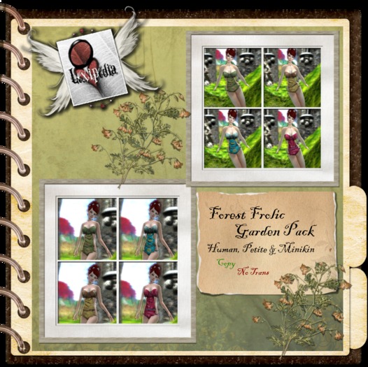 Second Life Marketplace - . Lexipedia . Forest Frolic Garden Pack