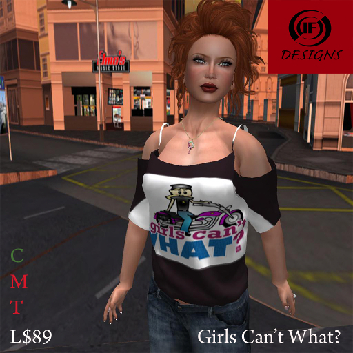 Second Life Marketplace - IF DESIGNS -Girls Cant What (B)