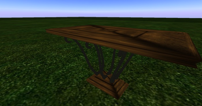 Second Life Marketplace - Vintage Table (mesh)