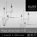 Second Life Marketplace - Kuro - Pipe lamp (set of 2)