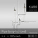 Second Life Marketplace - Kuro - Pipe lamp (stripes)