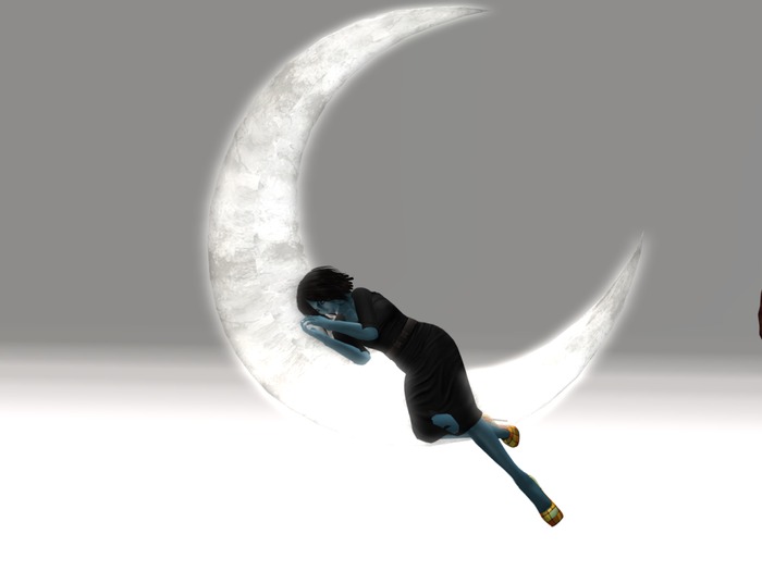 Second Life Marketplace - IHAN SAMA Furniture - Petite Moon Dream