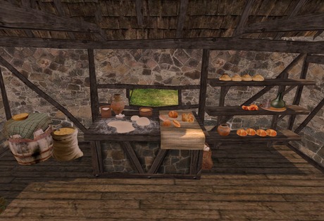 Second Life Marketplace - Rustic baker house - Old World - Medieval ...