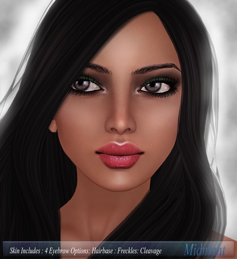 Second Life Marketplace - Mué ~Nisha Caramel~ Midnight Skin