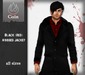 Second Life Marketplace - Cain - Black (Red) - Hooded Jacket