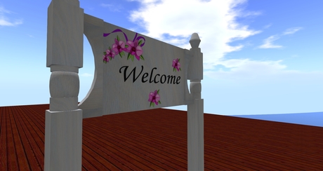 Second Life Marketplace - Small Welcome Sign