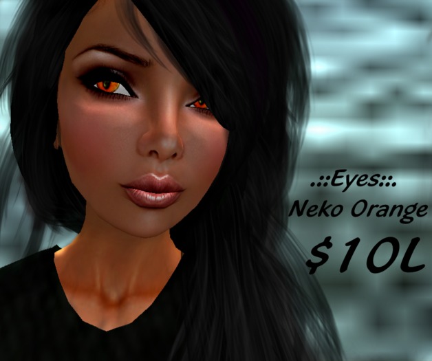 Second Life Marketplace - Eyes - neko orange