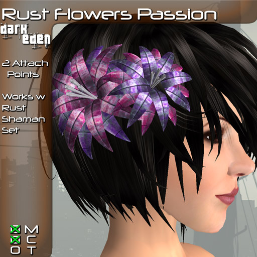 Second Life Marketplace - [DE] Rust Flowers Set