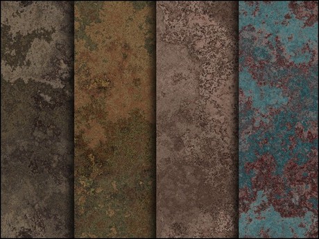Second Life Marketplace - 16 corroded metal textures 1024x1024 Seamless ...