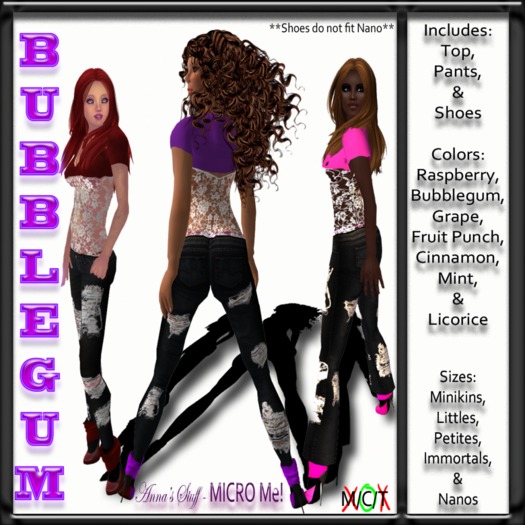 Second Life Marketplace - Bubblegum - MICRO Me!