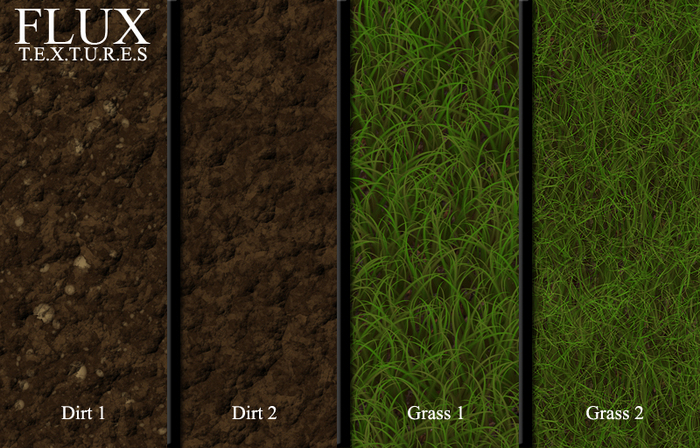Second Life Marketplace - -FLUX- Grass and Dirt Textures Set