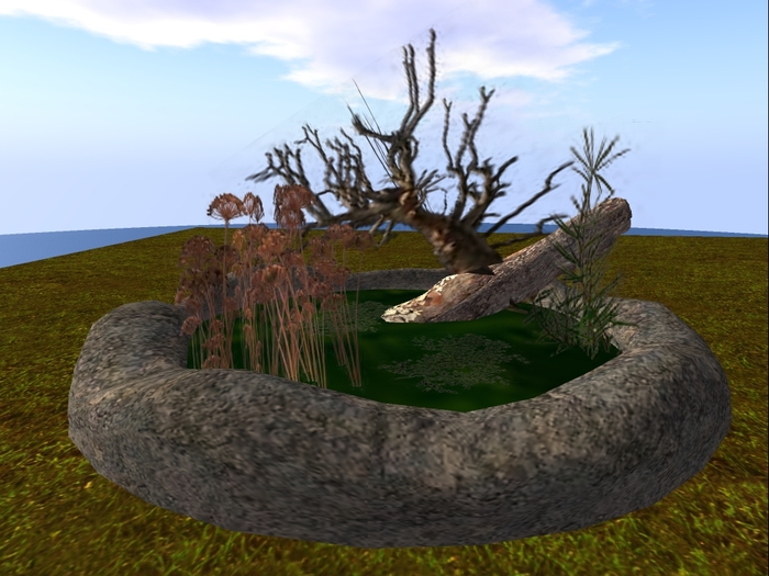 Second Life Marketplace - Old stone pond