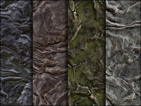 Second Life Marketplace - 16 Fractured rock textures 1024x1024 Seamless ...