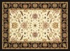 Second Life Marketplace - Ivory - Black Border Rug (Aubusson)