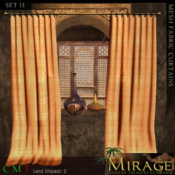 Second Life Marketplace - =::Mirage::= Mesh Curtains - 01