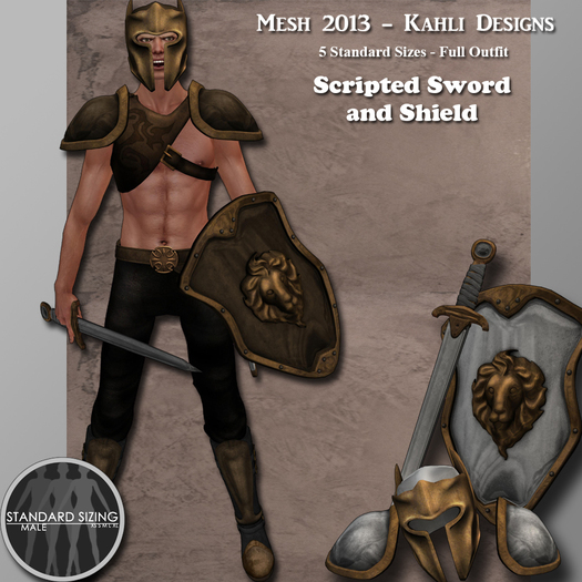 Second Life Marketplace - {KD} Kahli Designs - Kings Guard - Brass