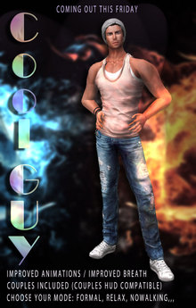 Second Life Marketplace - VISTA ANIMATIONS-COOL GUY-AO LAUNCH PROMO
