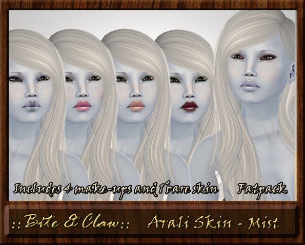 Second Life Marketplace - ::B&C:: Arali Fantasy Skin - Pastels - Mist ...