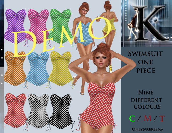 Second Life Marketplace Keresma Swimsuit Demo