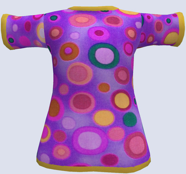 Second Life Marketplace - Pokie Dots Multi Texture Color Mesh T-Shirt