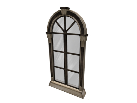 Second Life Marketplace - Fullperm, Mesh window frame with arch