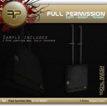 Second Life Marketplace - Full perms by Flax Pye >> PipeJunctionBox ...