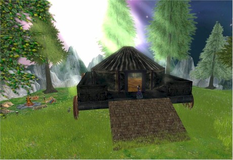 Second Life Marketplace - *EbE* "The Genghis Khan" Nomad Wagon (mesh)