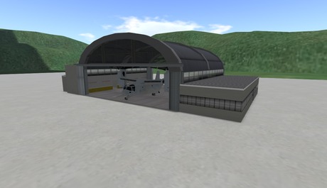 Second Life Marketplace - Delta Military Hangar
