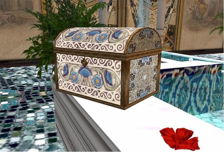 Second Life Marketplace - Elegance Treasure Chest w/treasure (Nile papyrus)